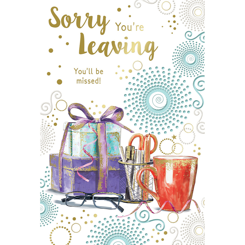 Sorry You're Leaving You'll be Missed Celebrity Style Greeting Card ...