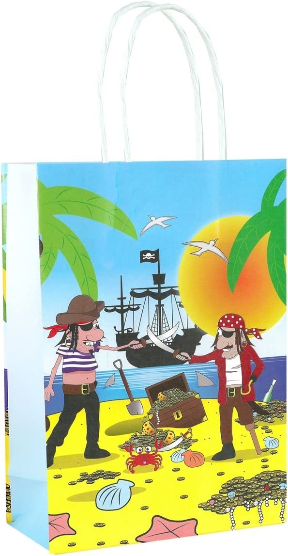 Pack of 24 Pirate Party Bags with Handles– Shop Inc