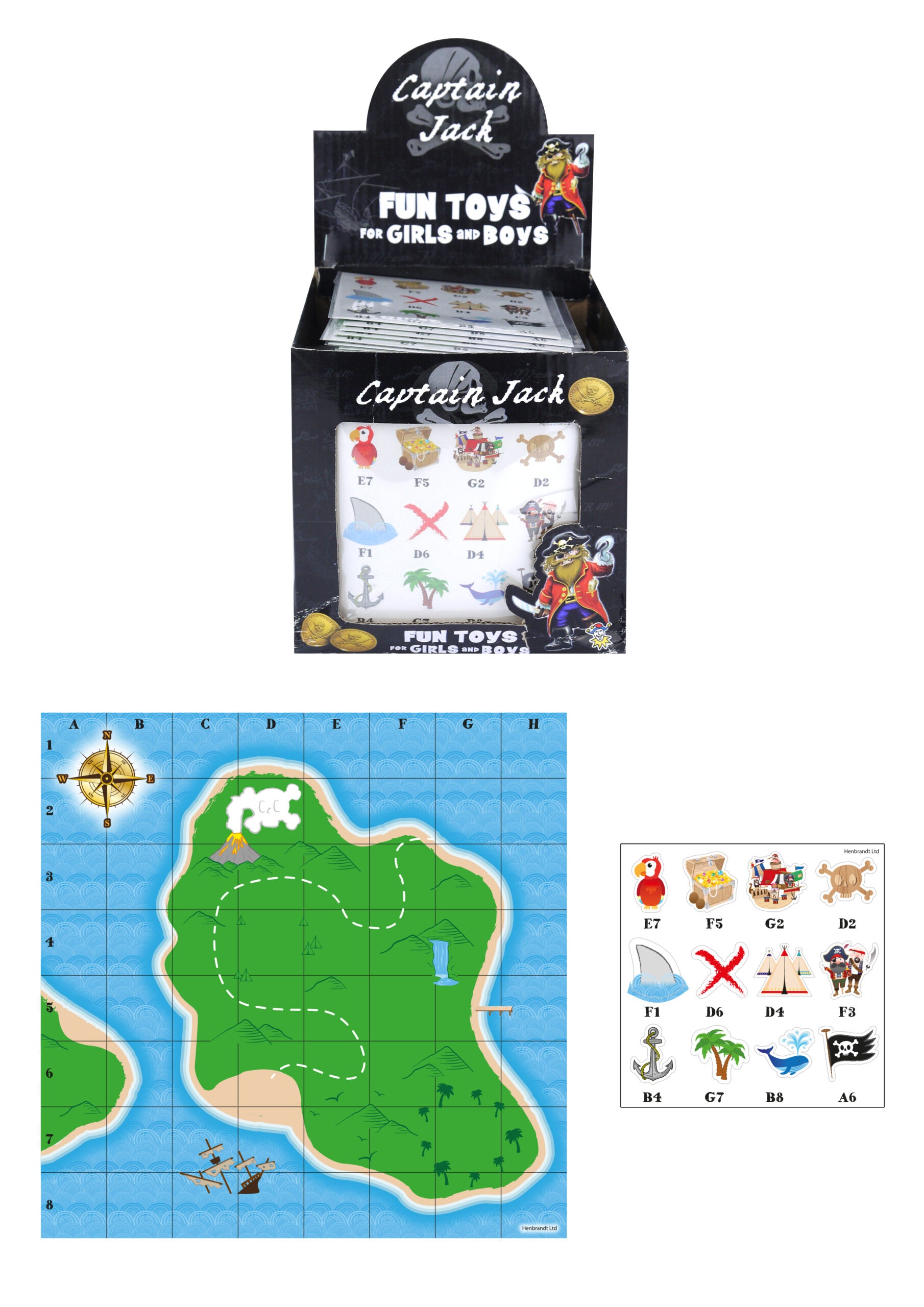 Children's Pirate Treasure Map Game– Shop Inc