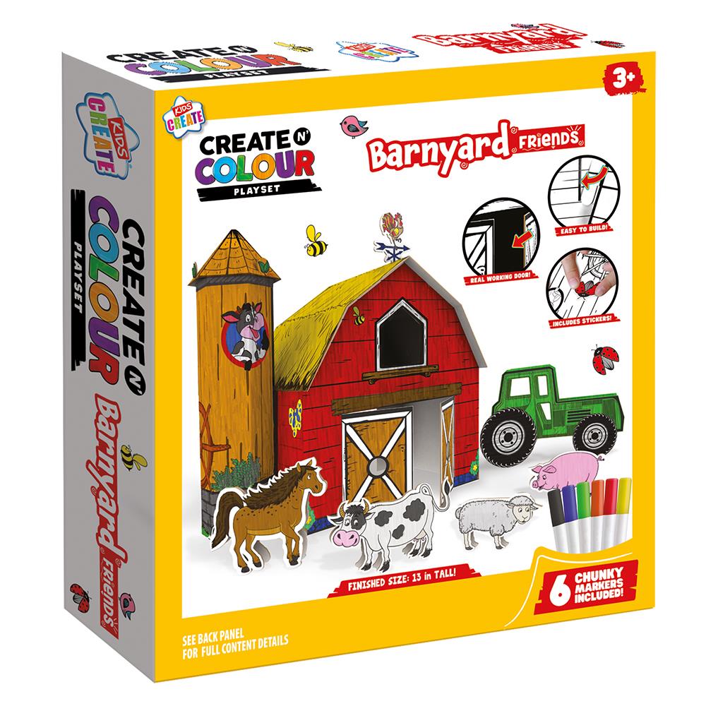 3D Create and Colour Farmyard Set– Shop Inc