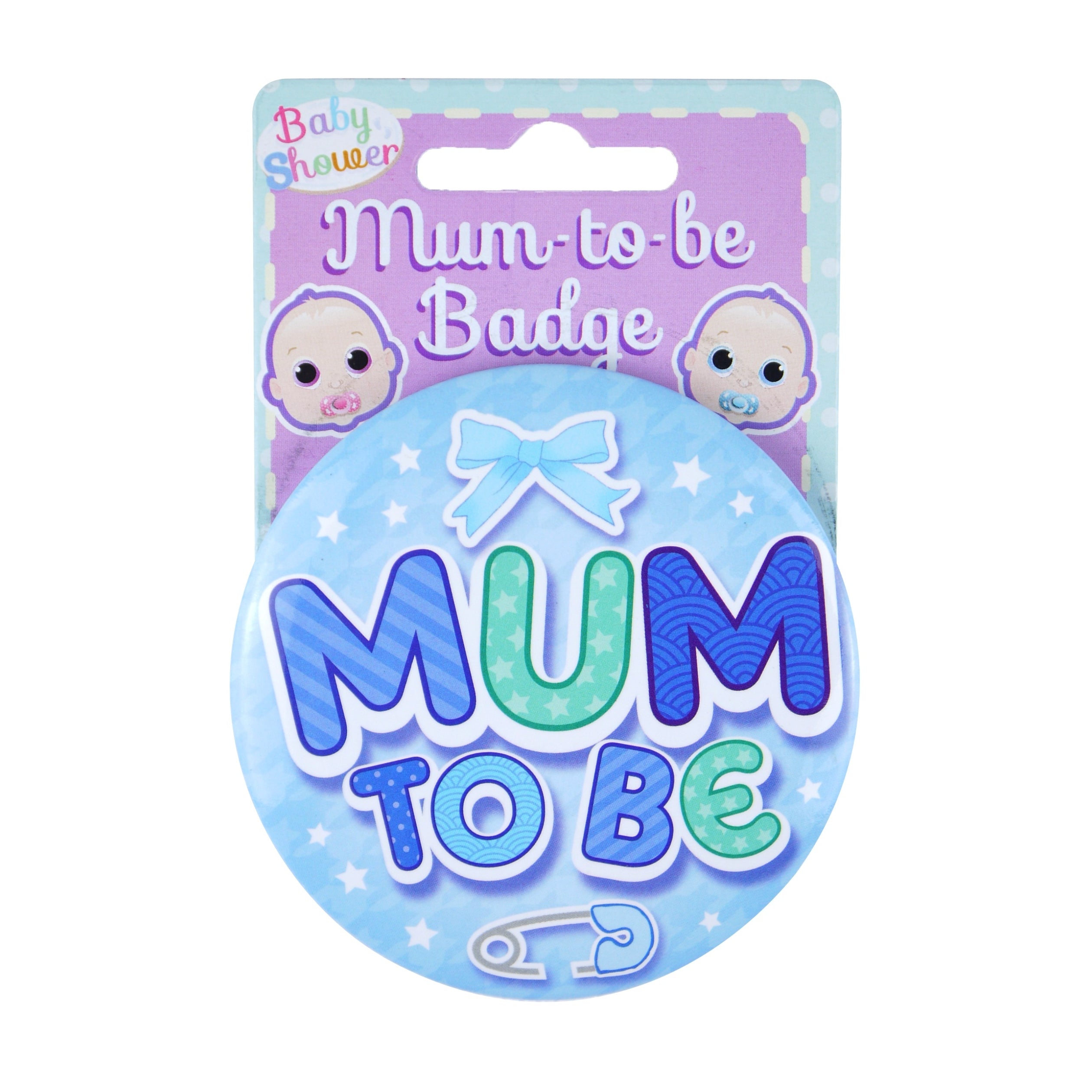 Badge Mummy To Be Blue Shop Inc