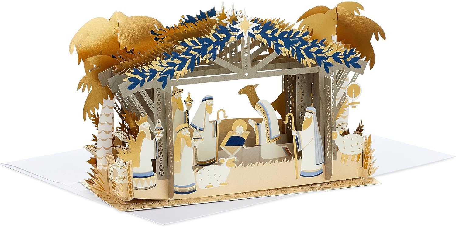 Nativity Scene 3D & Pop Up Christmas Card Card– Shop Inc