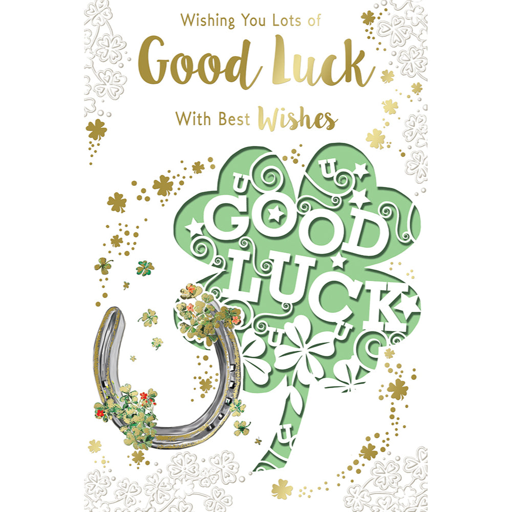 Wishing You Lots of Good Luck With Best Wishes Celebrity Style Greetin ...