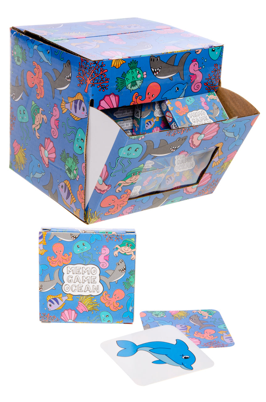 Box of 60 Sea Animals Mini Memory Games 28 Cards– Shop Inc