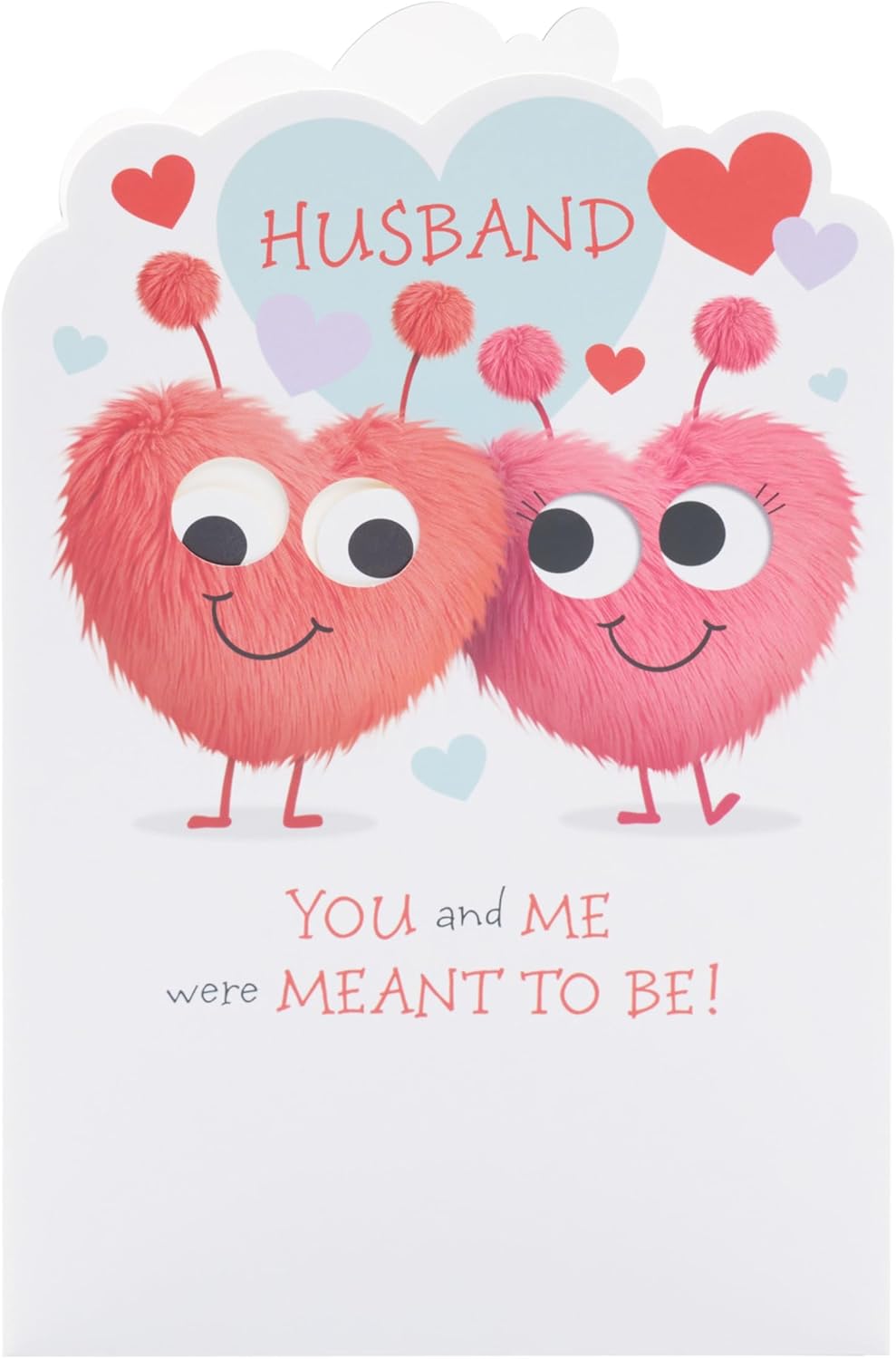 Fluffy Hearts Design Husband Valentine's Day Card– Shop Inc