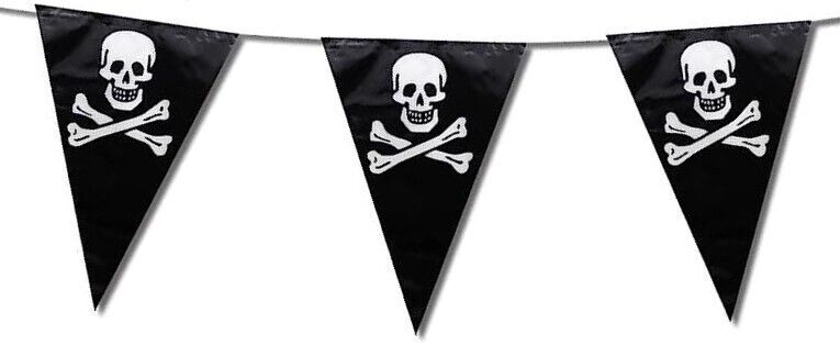 Pirate Pennants Bunting 6m with 15 Flags– Shop Inc