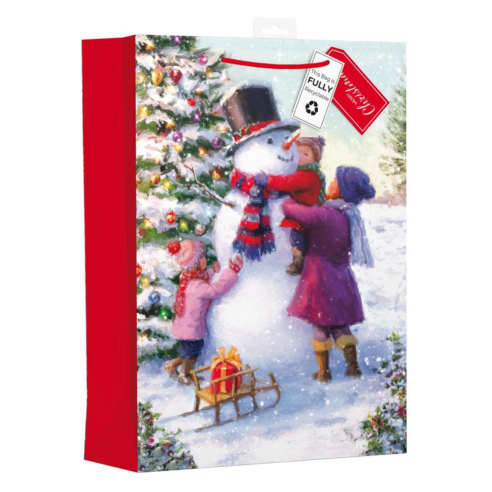 Christmas Snowman Design Extra Large Gift Bag– Shop Inc
