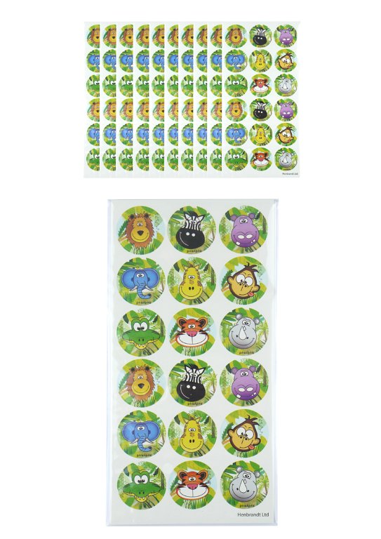 Pack of 10 Jungle Sticker Sheets (180 Stickers)– Shop Inc