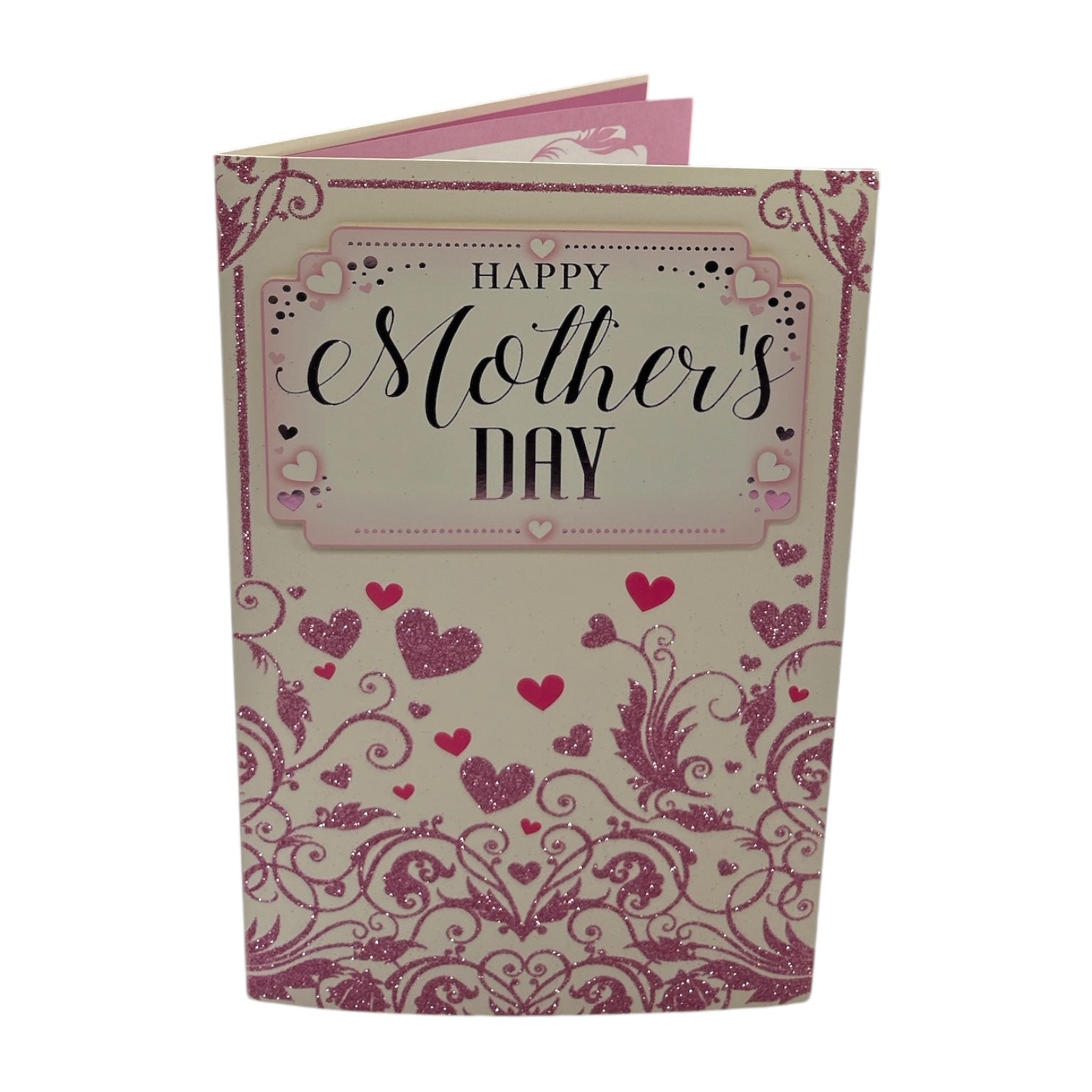 Classic Mini Pink Hearts Design Mother's Day Boxed Card– Shop Inc
