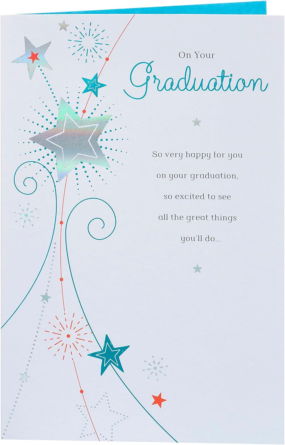 Blue Starry Design Graduation Congratulations Card– Shop Inc