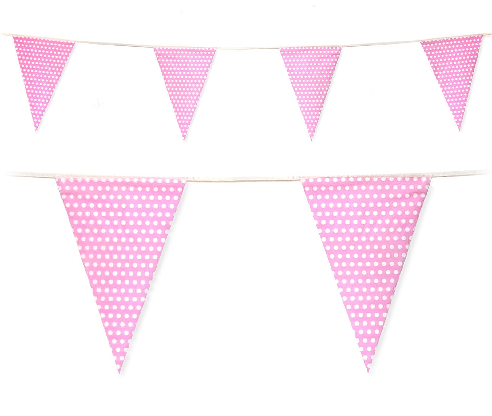 Pink Polka Dot Bunting 10m with 20 Pennants– Shop Inc