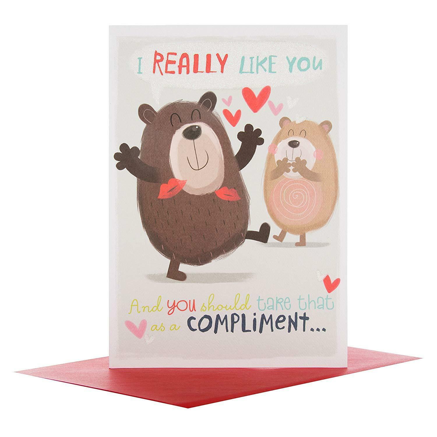 Valentine's Day Card 'Really Like You'– Shop Inc