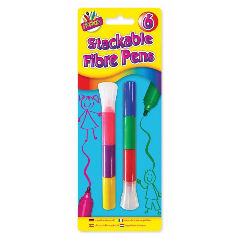 Pack of 6 Stackable Fibre Pens– Shop Inc