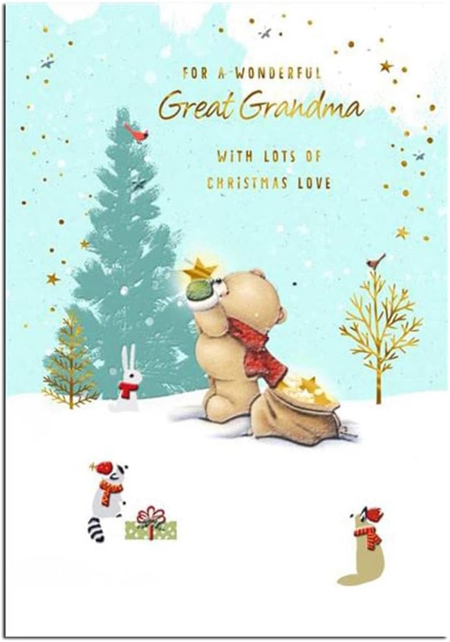 Forever Friends Wonderful Great Grandma Christmas Card– Shop Inc