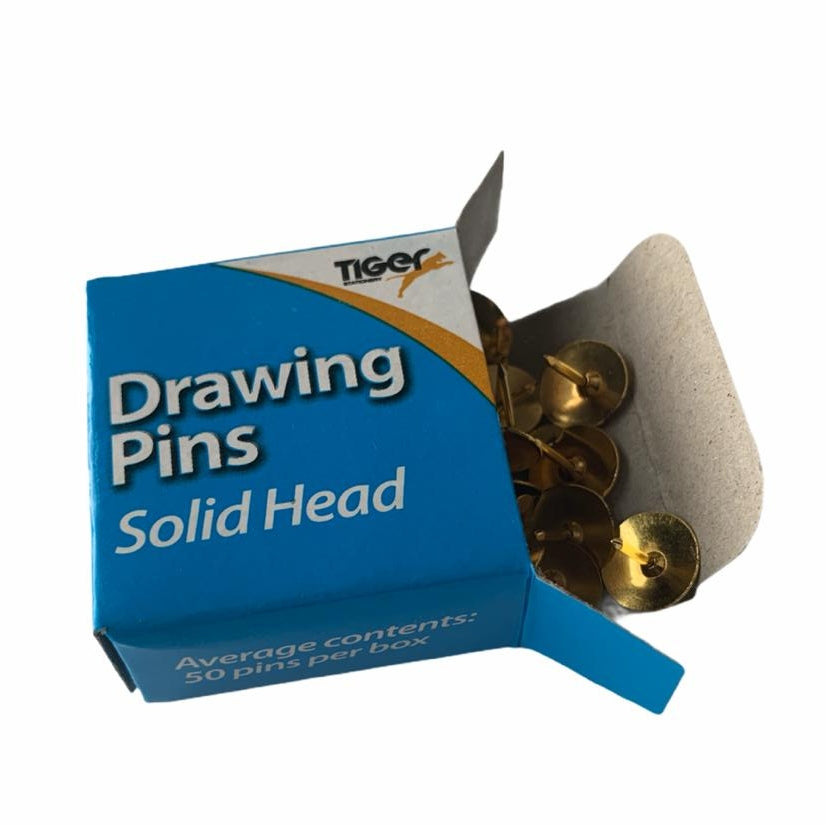 Box of 50 Brass Drawing Pins– Shop Inc