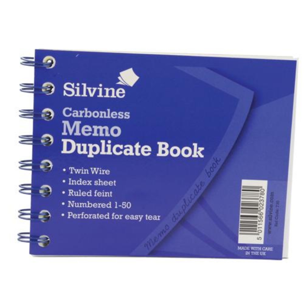 Wirebound Carbonless Duplicate Memo Book 4"x5"– Shop Inc
