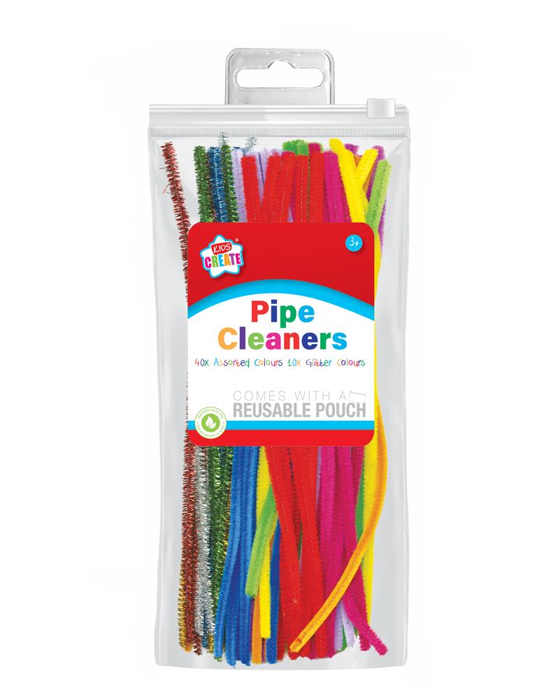 Pack of 50 Assorted Pipe Cleaners– Shop Inc