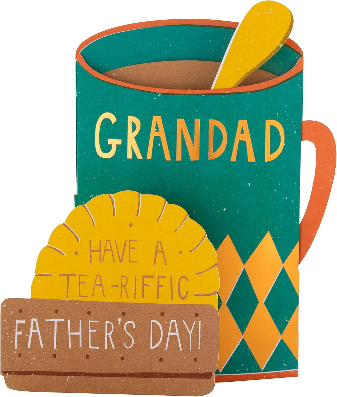 3D Tea and Biscuit Design Grandad Father's Day Card– Shop Inc