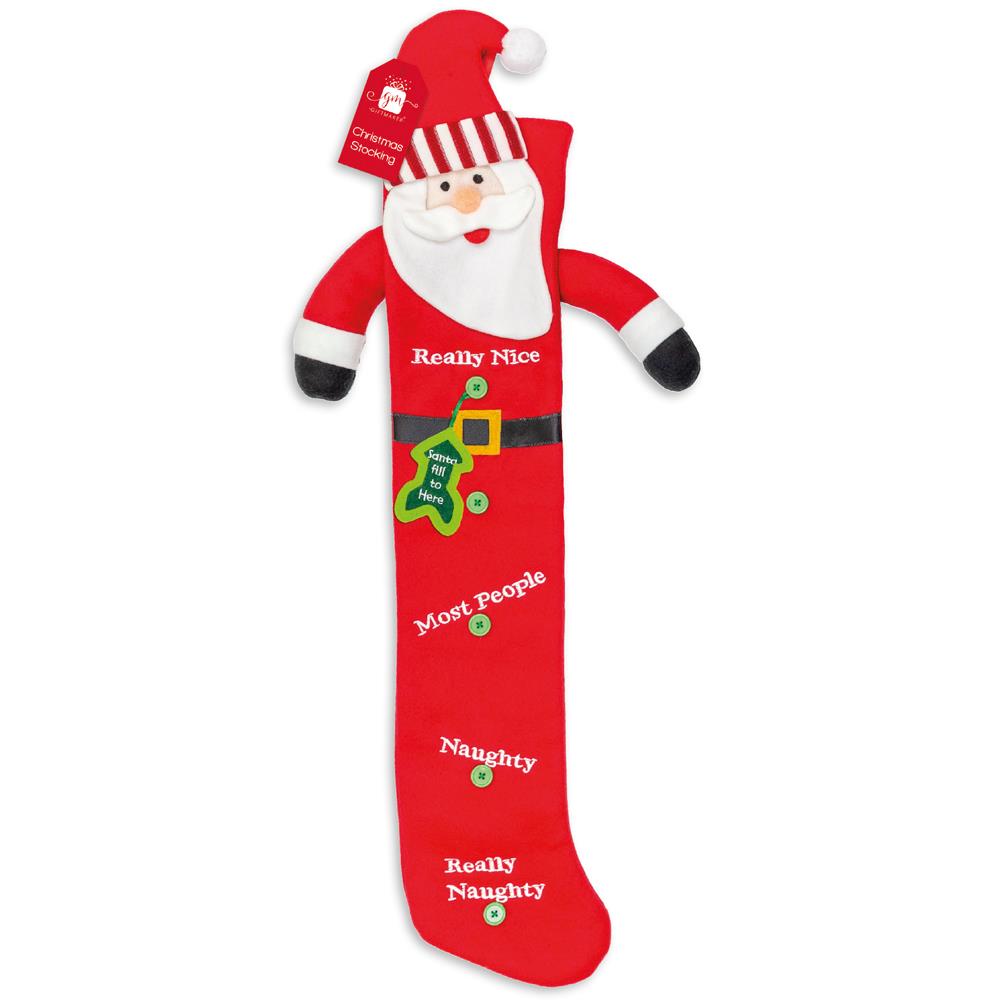 Extra Long Night Christmas Santa Stocking– Shop Inc