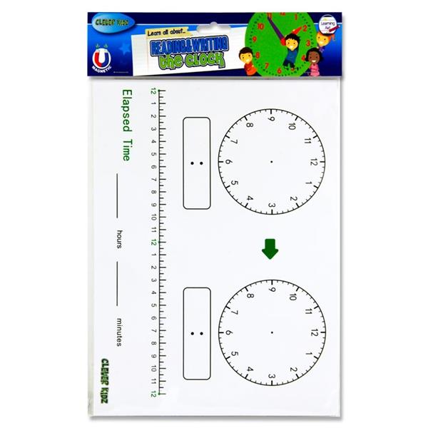 Whiteboard Clock by Clever Kidz– Shop Inc