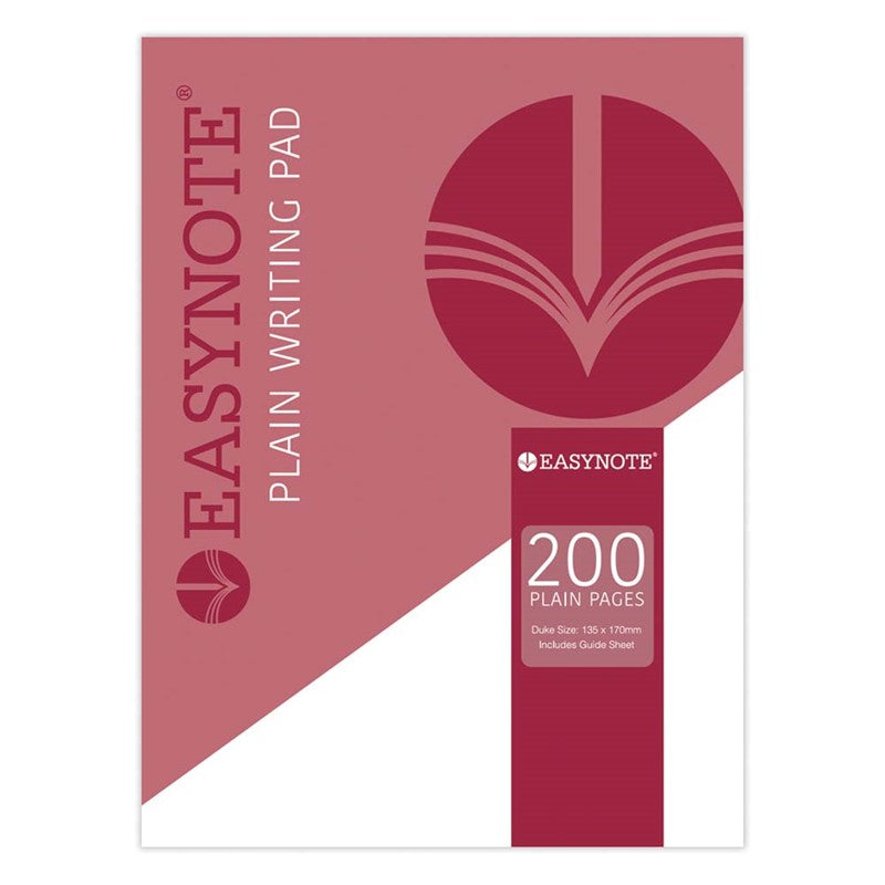 Easynote Quality Plain Writing Pad With Guide Sheet 200 Pages 135x170m ...