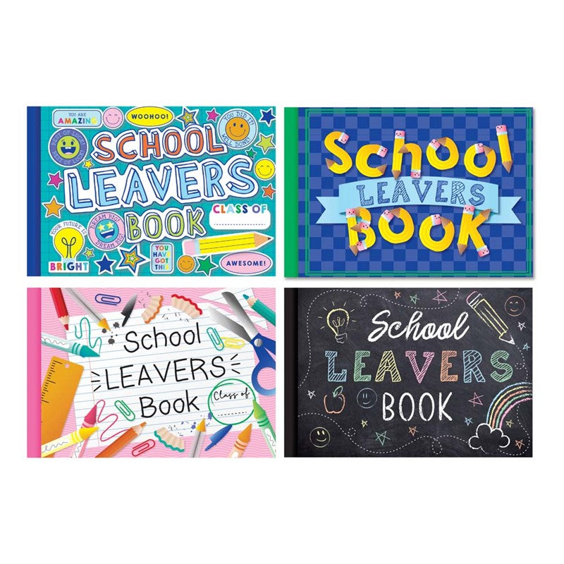 Pack of 4 100 Pages School Leavers Books– Shop Inc