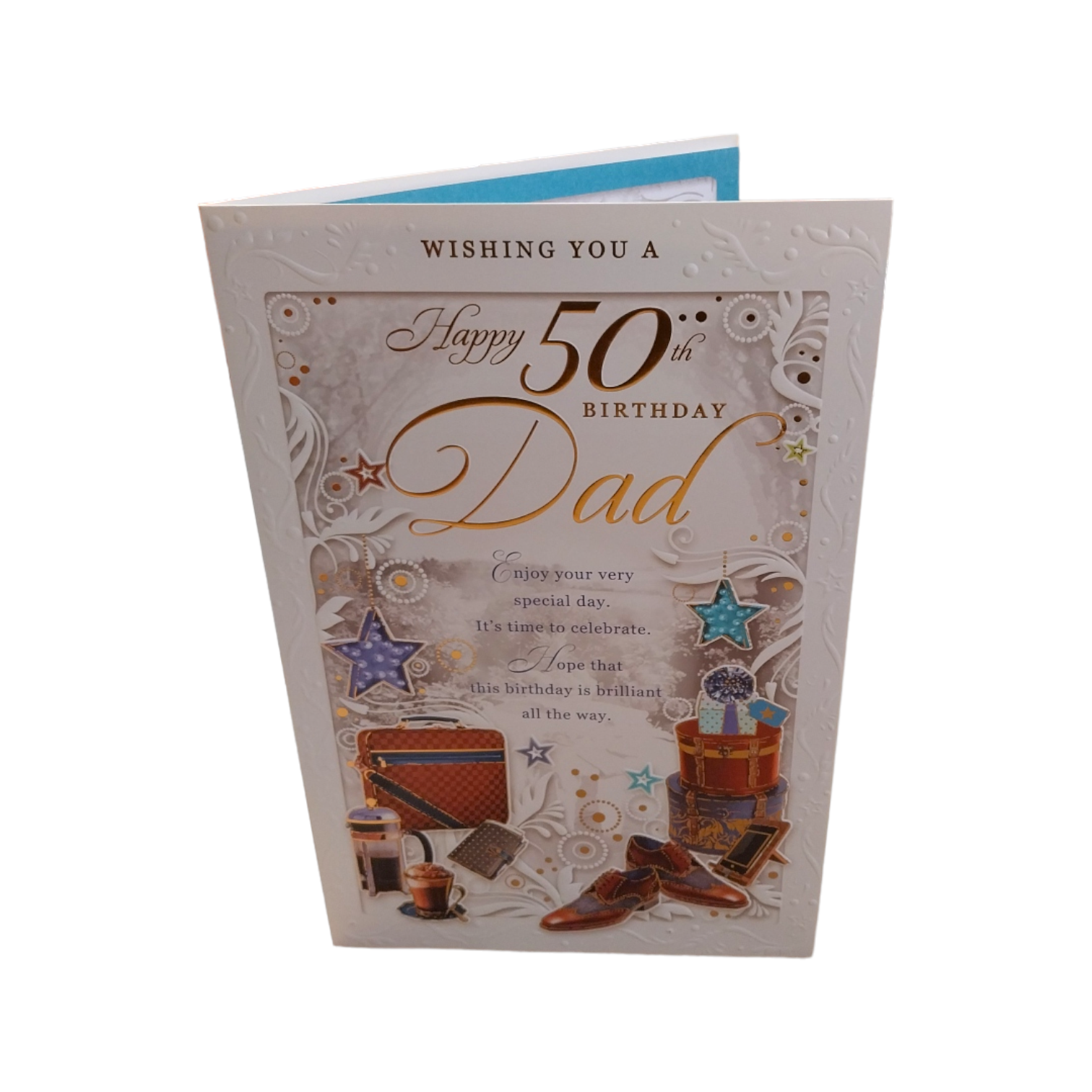 Happy 50th Birthday Dad Opacity Card– Shop Inc