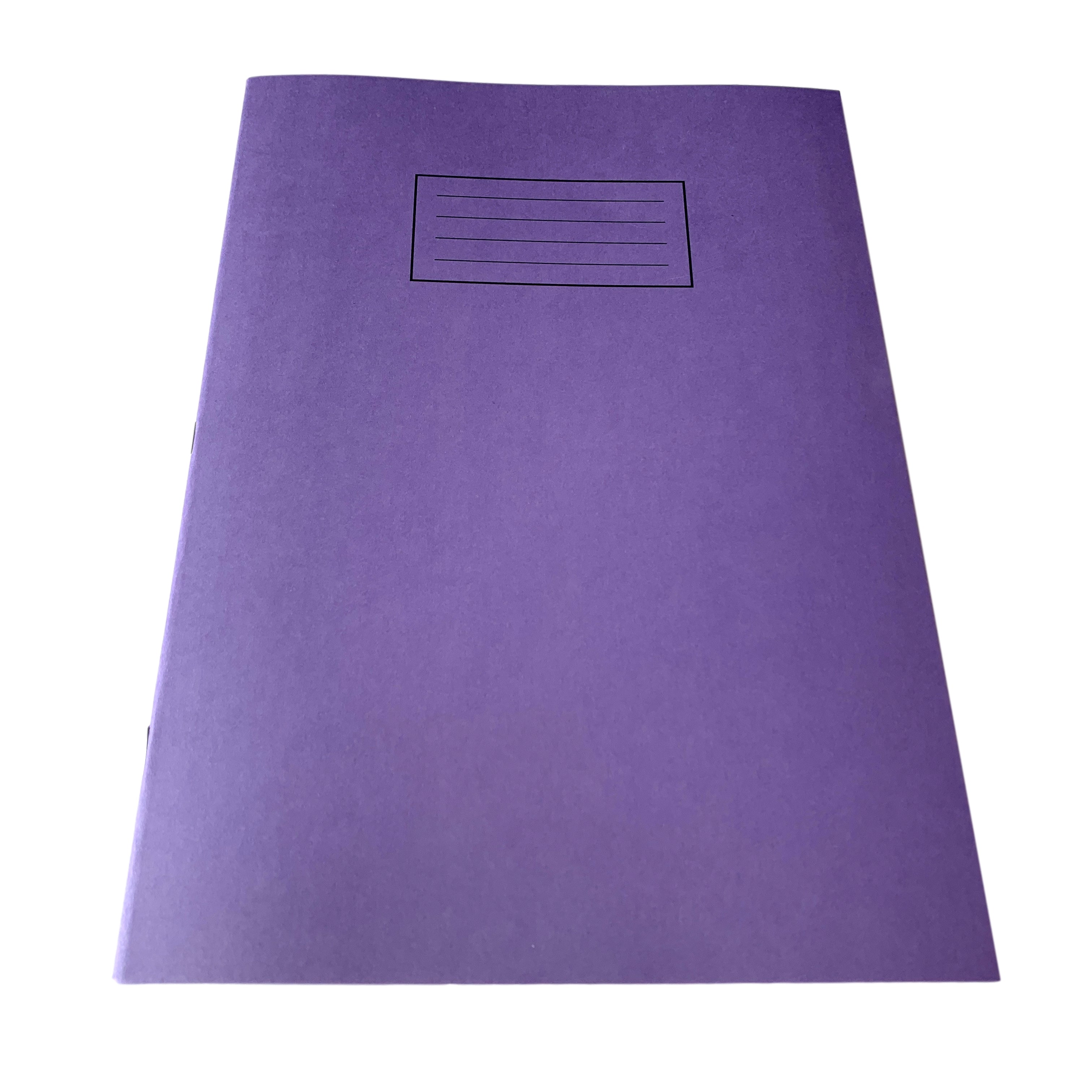 Pack of 50 Janrax A4 Purple 80 Pages Feint and Ruled Exercise Books ...