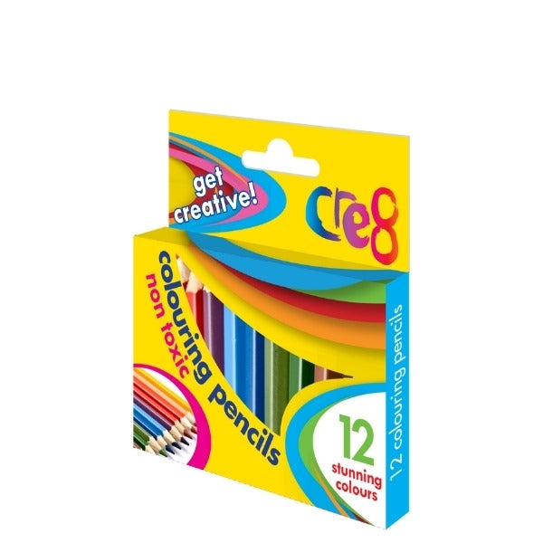 Pack of 12 Half Size Colouring Pencils– Shop Inc