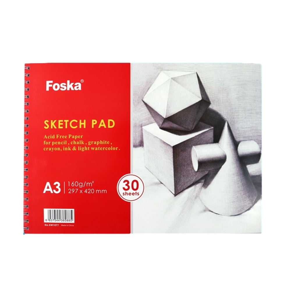 A3 Side Spiral Open Sketch Pad– Shop Inc