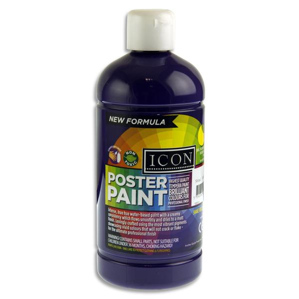 500ml Violet Poster Paint by Icon Art– Shop Inc