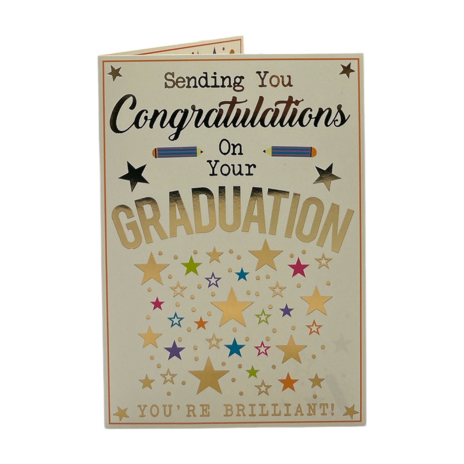 On Your Graduation Stars Design Congratulations Card– Shop Inc