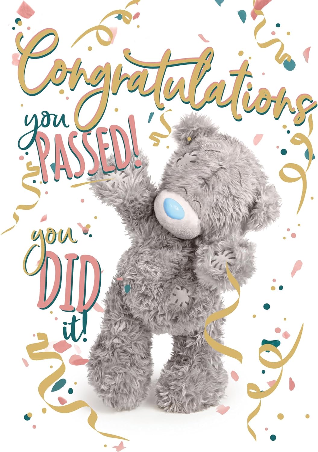 Bear Celebrating Congratulations You Passed! Greeting Card– Shop Inc