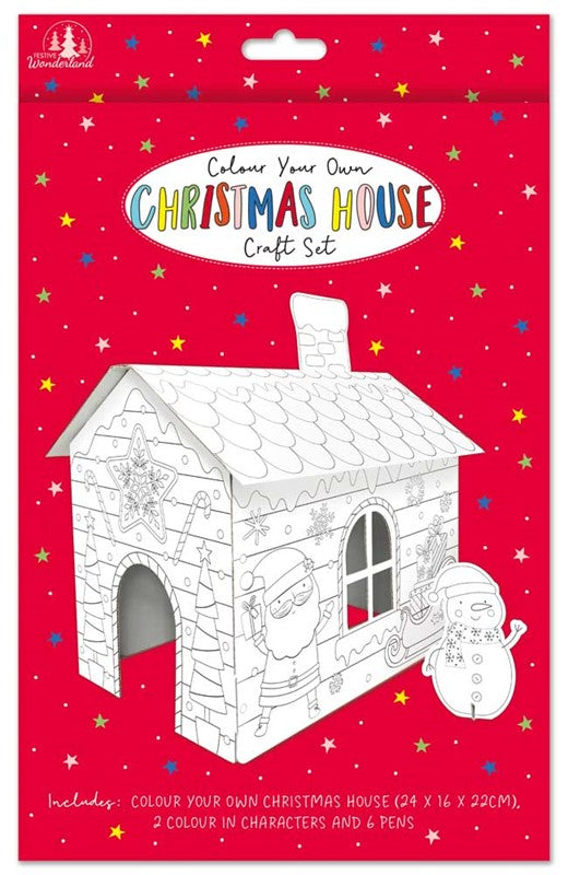 Colour Your Own Christmas House Craft Activity Set– Shop Inc