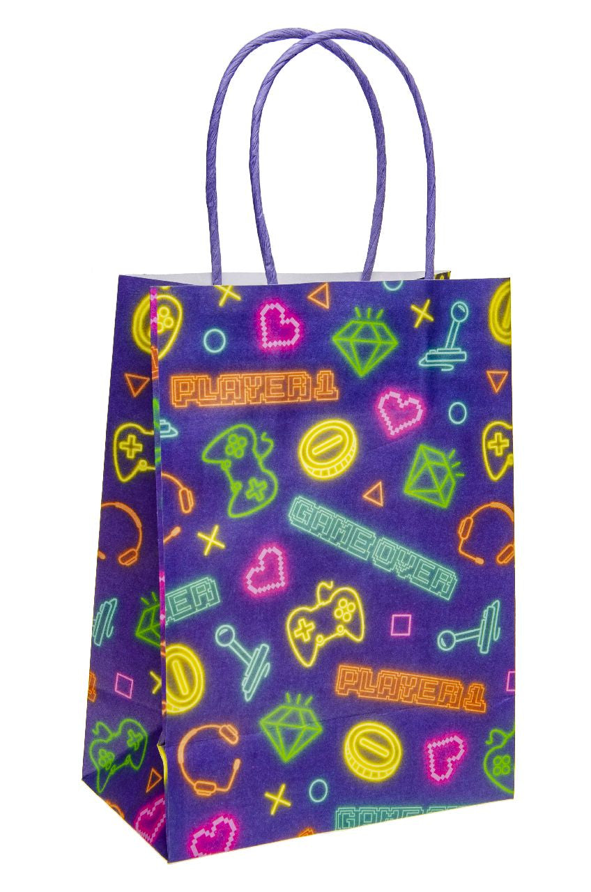 Pack of 12 Gamer Design Paper Gift Bags– Shop Inc