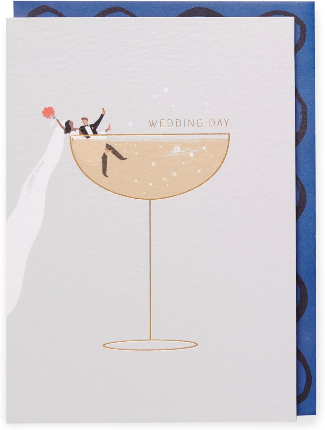 Kindred Couple In Cocktail Glass Wedding Card– Shop Inc