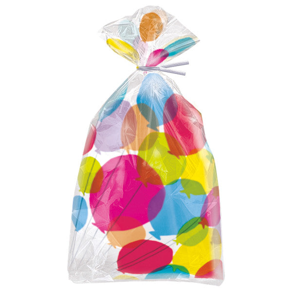 Pack of 20 Balloons & Rainbow Birthday Cellophane Bags, 5"x11"– Shop Inc
