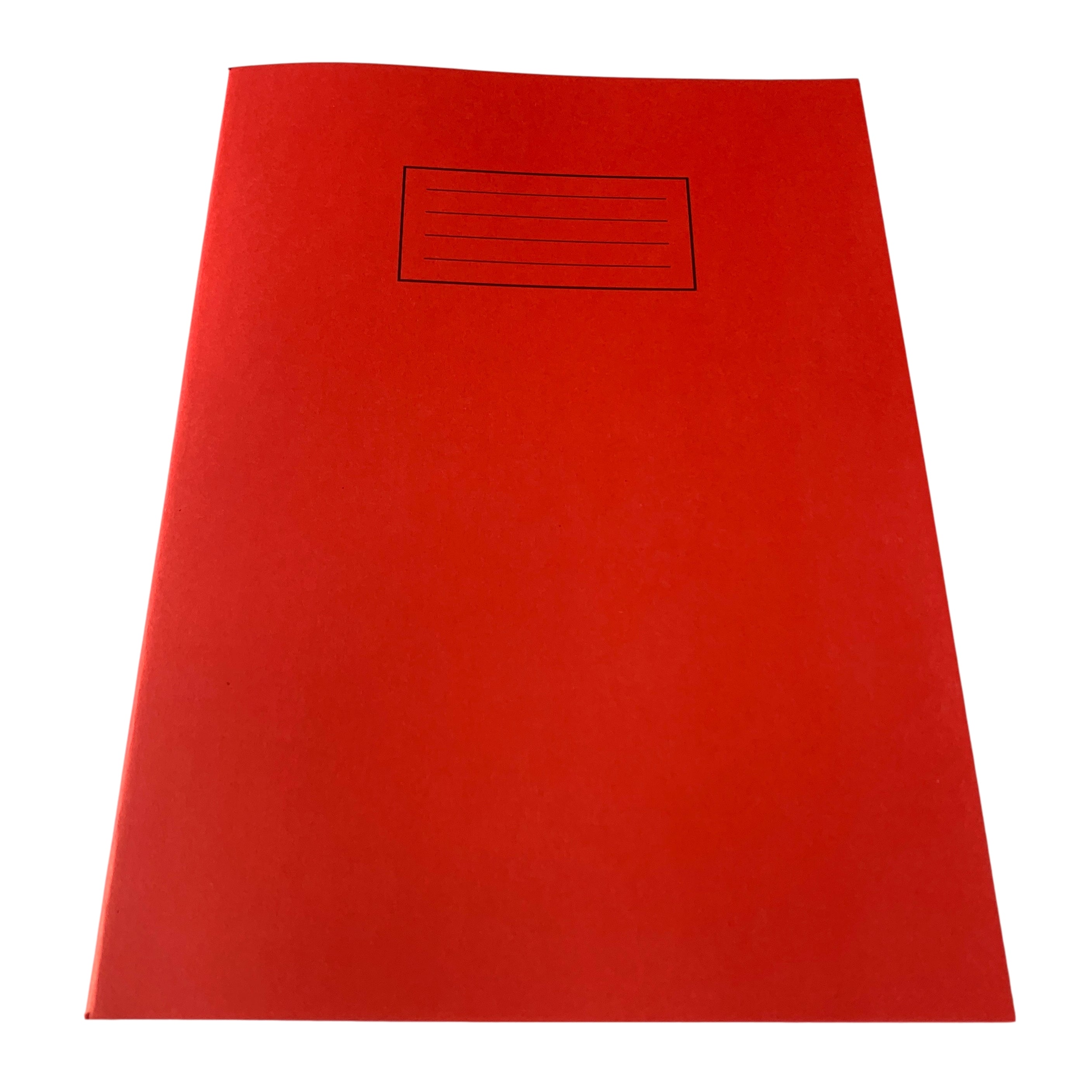 Pack of 50 Janrax A4 Red 80 Pages Feint and Ruled Exercise Books– Shop Inc