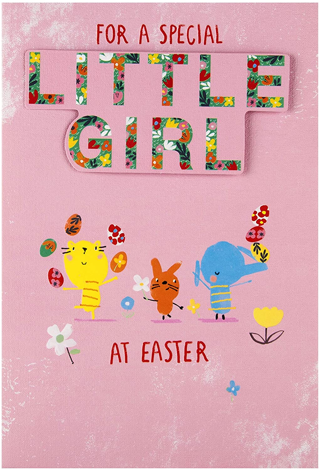 For a Special Little Girl Cute Embossed Design Easter Card– Shop Inc