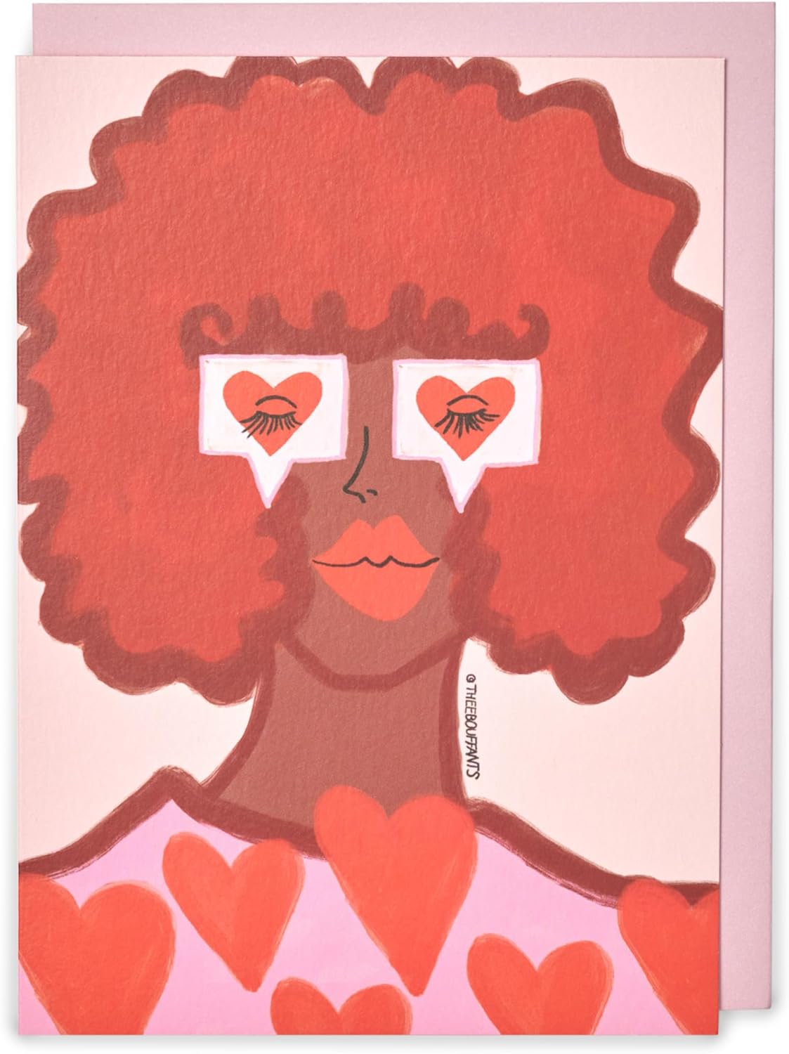 Kindred X Kendra Dandy Heart Eye Girl Valentine's Day Card– Shop Inc