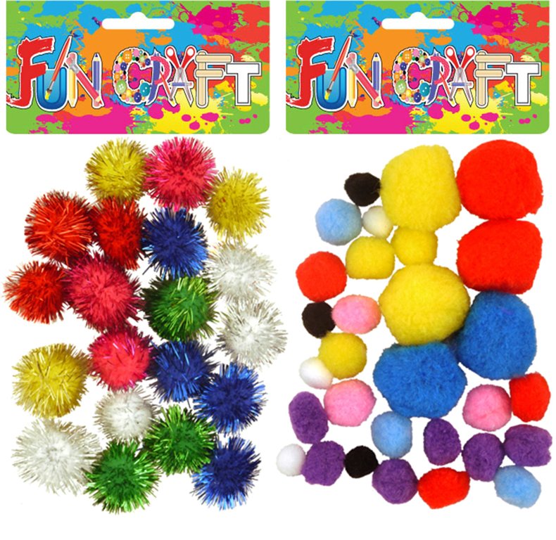 Pack of Craft Kit Pom Pom– Shop Inc