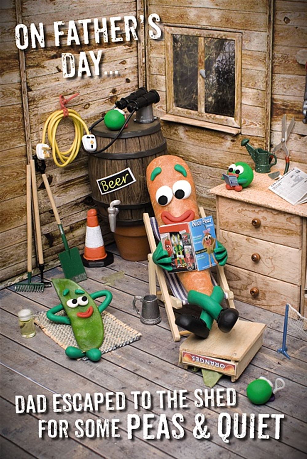 Carrot In Shed Funny Father's Day Card– Shop Inc