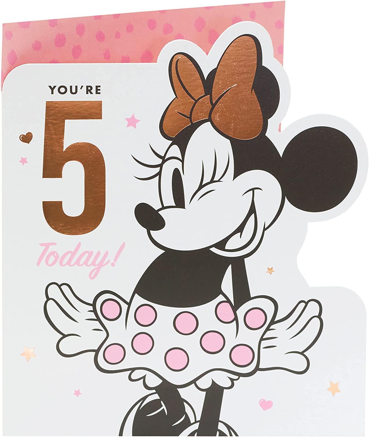 Disney Minnie Mouse Age 5 Birthday Card– Shop Inc