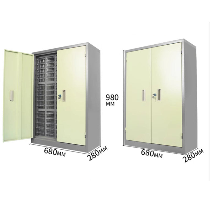 Clear 75 Drawers Parts Cabinet Storage Unit with Metal Door– Shop Inc