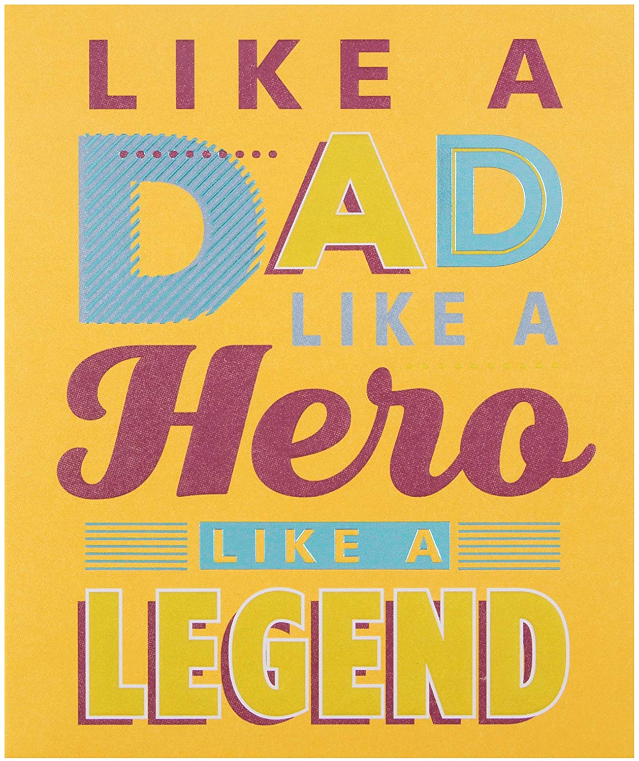 Like A Dad Father's Day Card 'Hero'– Shop Inc