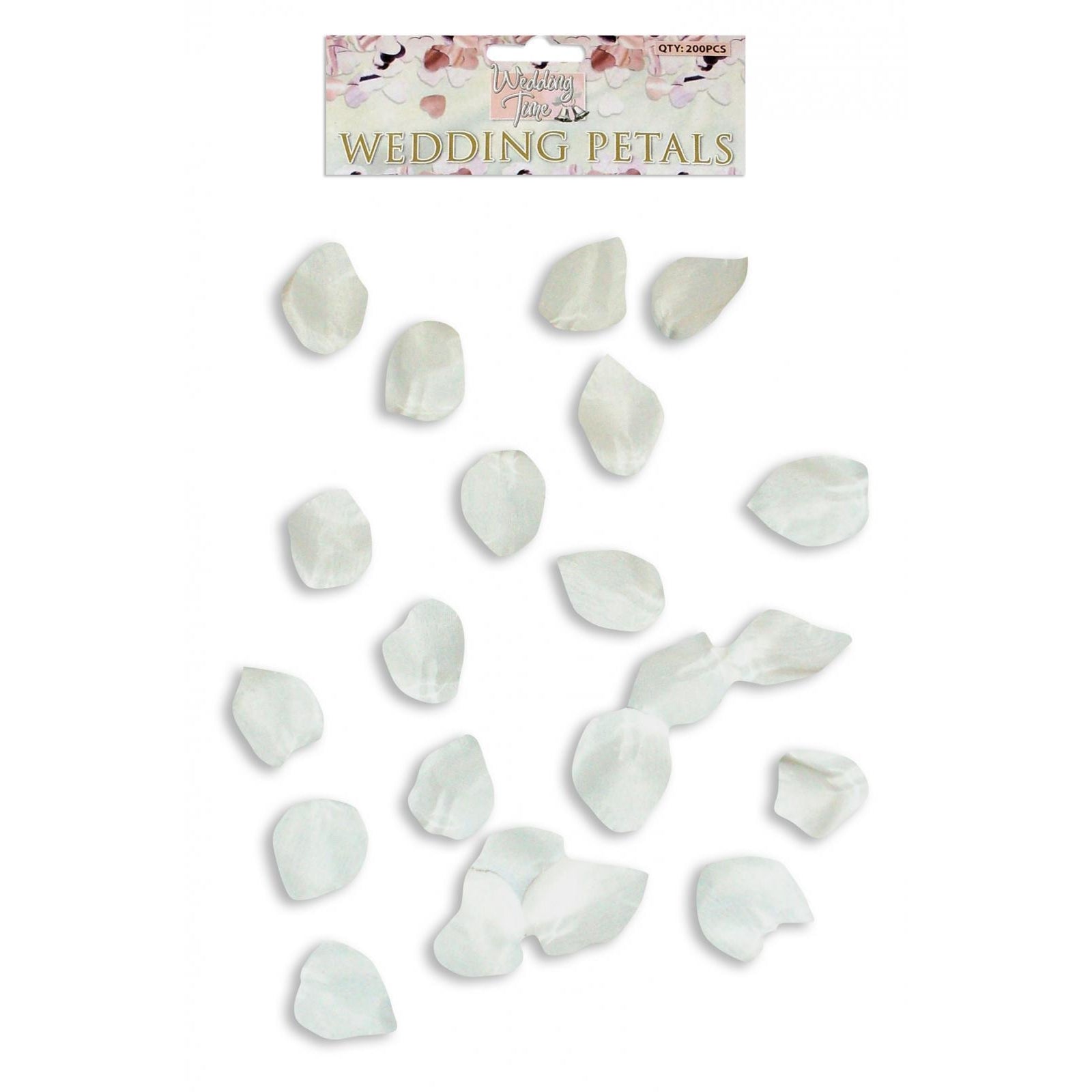 Pack Of 200 White Coloured Wedding Petals– Shop Inc