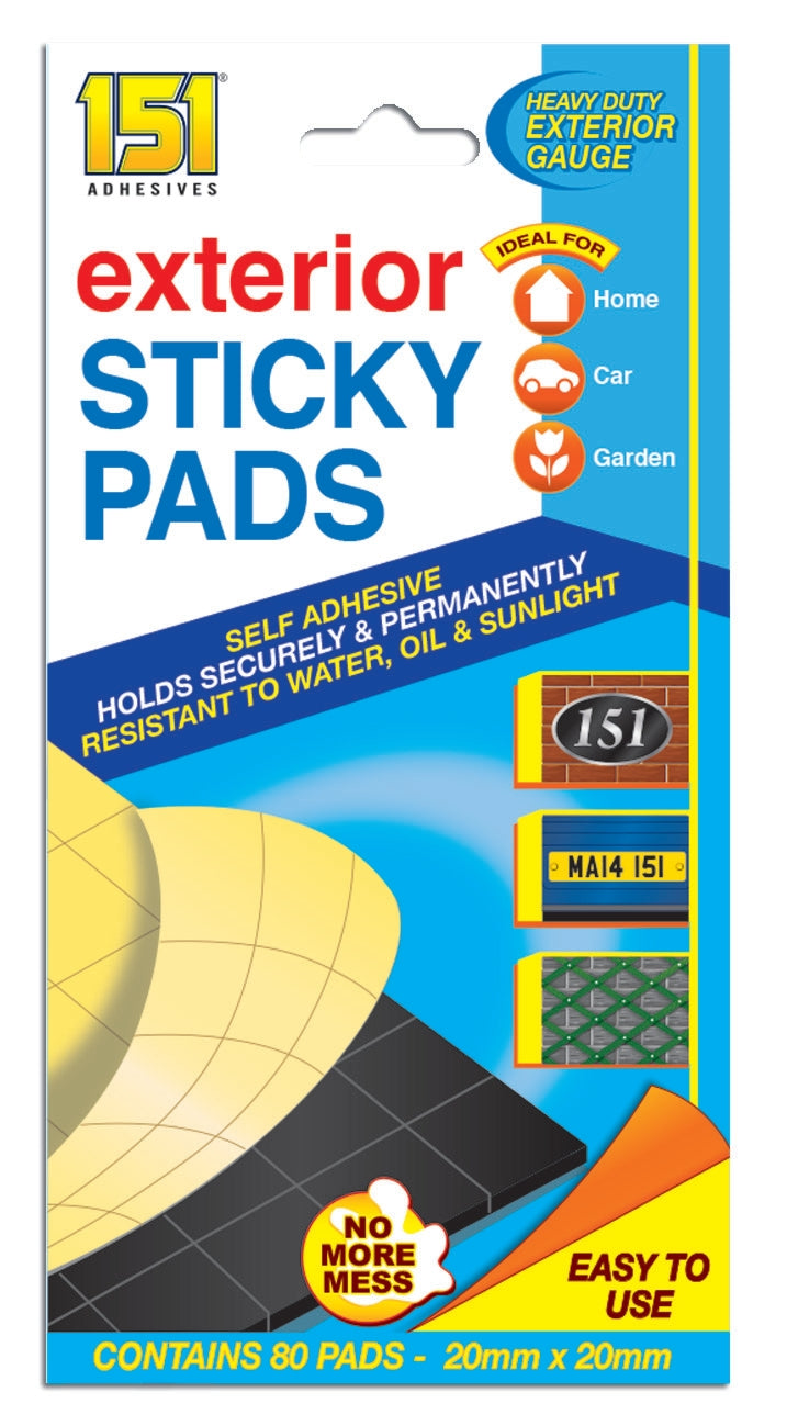 Heavy Duty 80 Exterior Sticky Pads– Shop Inc