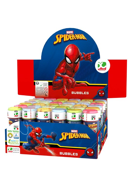 Pack of 6 Tubs Of Spiderman Bubbles With Puzzle Top 60 ml– Shop Inc