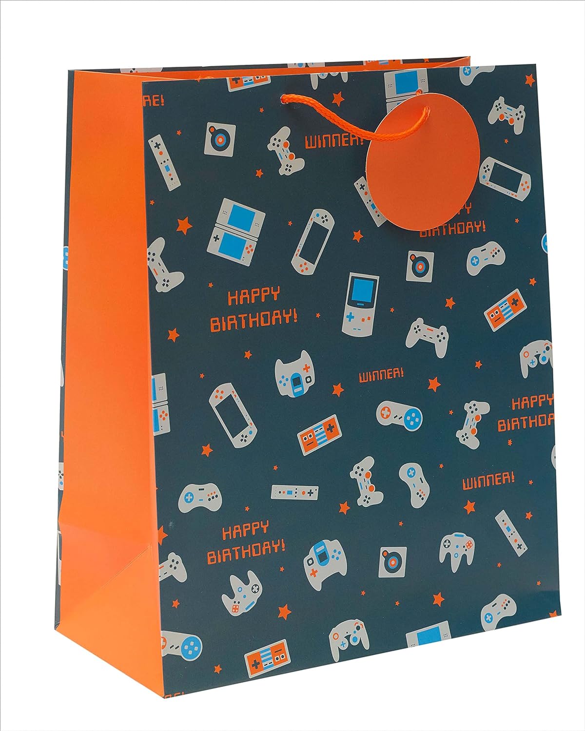 Gamer Themed Large Birthday Gift Bag with Tag– Shop Inc