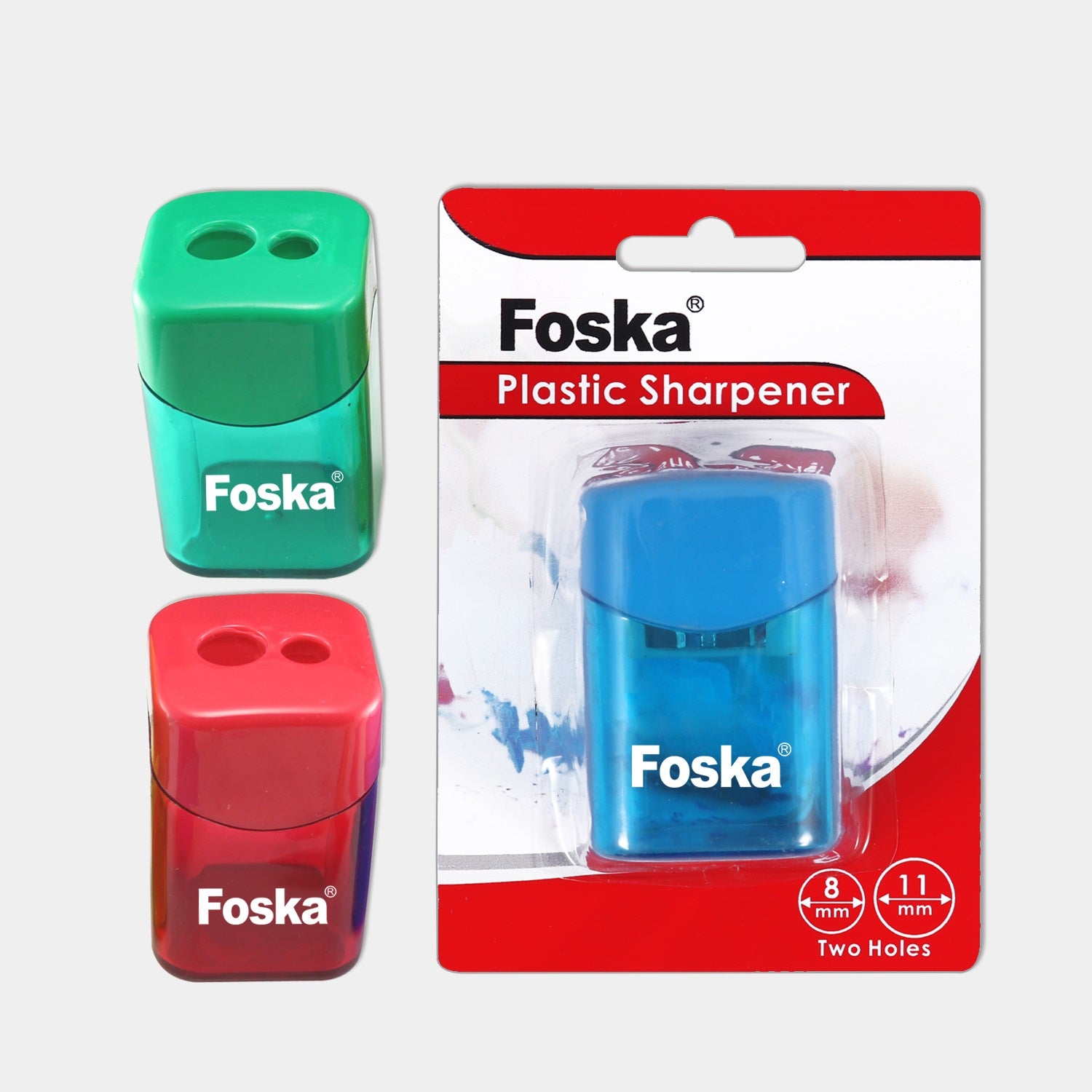 2-Hole Plastic Canister Pencil Sharpener– Shop Inc